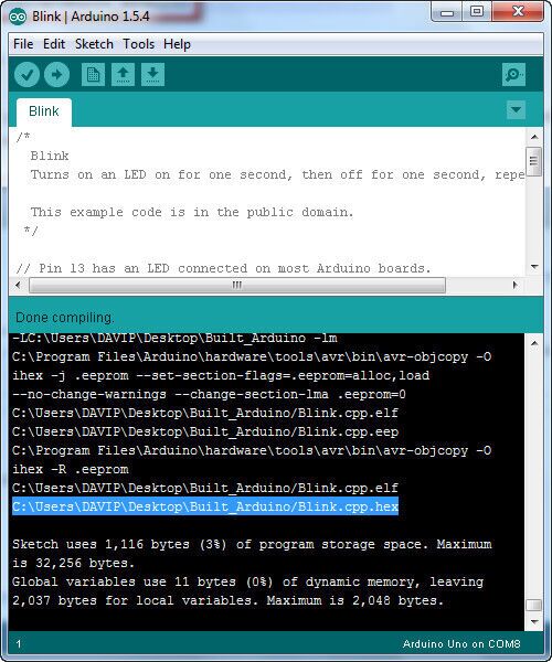 Cách xuất file .HEX từ Arduino IDE và mô phỏng Arduino trên phần mềm ...